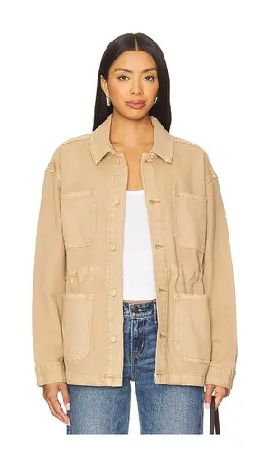 Good American Canvas Jacket - Tan