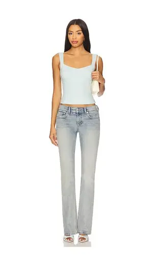 Free People Somewhere Something Cami - Baby Blue