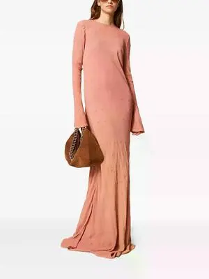 TWINSET Crystal Embellished Maxi Dress