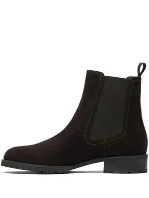 MARETTO Elastic-panel Suede Boots
