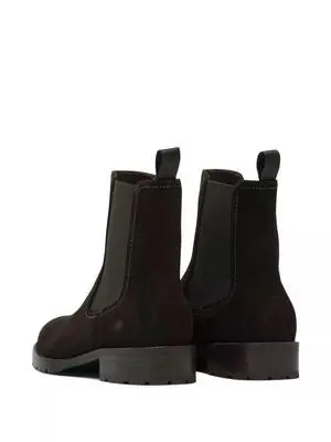 MARETTO Elastic-panel Suede Boots