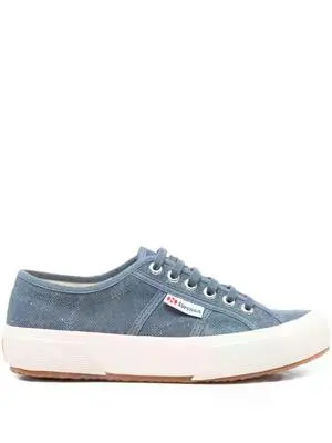 Superga Lace-up Cotton Sneakers - Blue