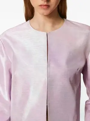 TWINSET Shantung Cropped Jacket