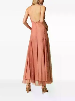 TWINSET Polka-dot Tulle Maxi Dress