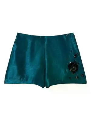 TWINSET Embroidered Sequin Shorts