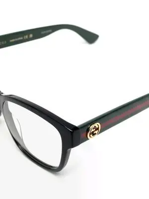 Gucci Square-frame Optical Glasses - Black