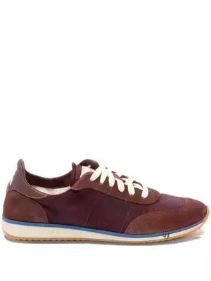 Patrizia Pepe Suede Panelled Low-top Sneakers - Brown