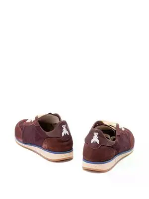 Patrizia Pepe Suede Panelled Low-top Sneakers - Brown
