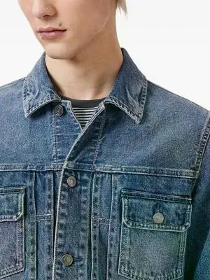 ALLSAINTS Indigo Denim Trucker Jacket