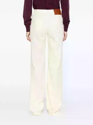 Etro Embroidered Detail Wide Leg Jeans