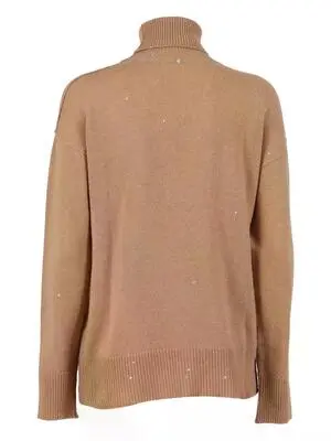 Lorena Antoniazzi Sequin-embellished Turtleneck Sweater
