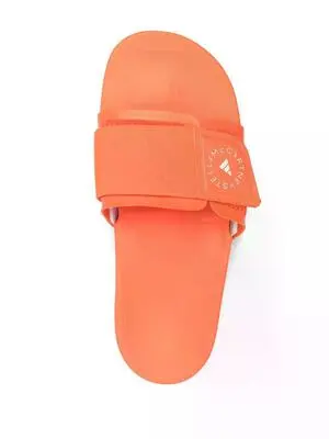 Adidas By Stella McCartney Logo-strap Sliders