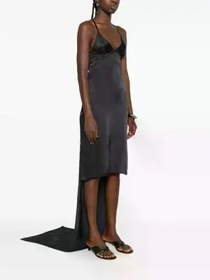 FEDERICO CINA Halterneck Maxi Dress