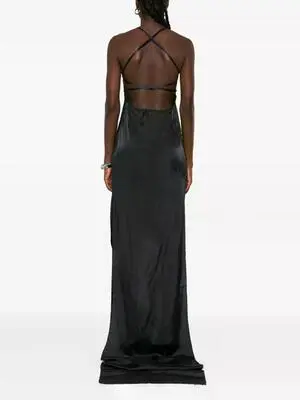 FEDERICO CINA Halterneck Maxi Dress