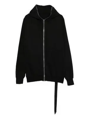 Rick Owens Long-sleeve Zip-up Hoodie - Black