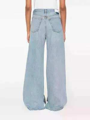 RE/DONE Wide-leg Five-pocket Jeans