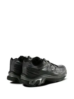 SALOMON Textured Lace-up Sneakers With Cushioned Sole - Black