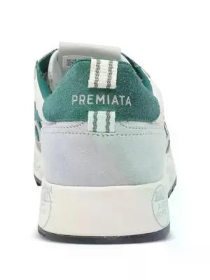 Premiata Paneled Lace-up Sneakers
