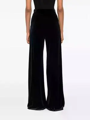 NISSA Pleated Velvet Trousers