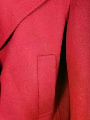 JOSEPH Double-breasted Wool Jacket - Red