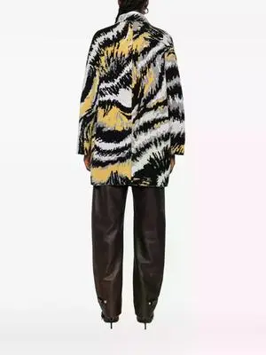 Missoni Abstract Pattern Double-breasted Coat
