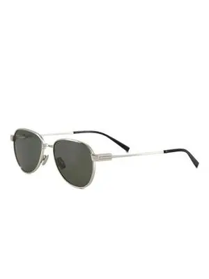 Saint Laurent Tone Round Frame Sunglasses