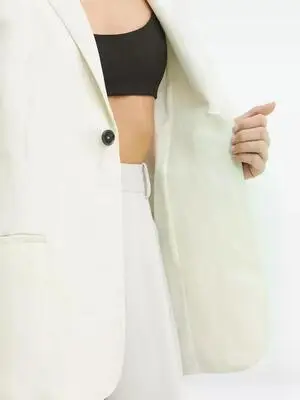 Liviana Conti Cut-out Single-breasted Blazer