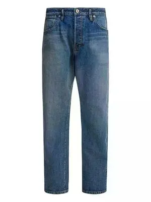 NONNATIVE Button-fly Straight-leg Jeans - Blue
