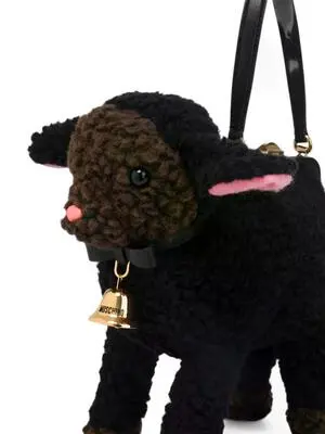 Moschino Sheep-motif Clutch Bag