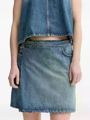 WON HUNDRED Wrap Denim Skirt