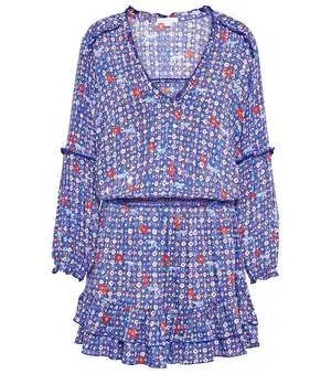 Poupette St Barth Ilona Printed Minidress - Red