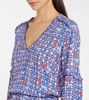 Poupette St Barth Ilona Printed Minidress
