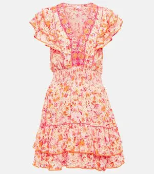 Poupette St Barth Camila Floral Minidress - Multicoloured
