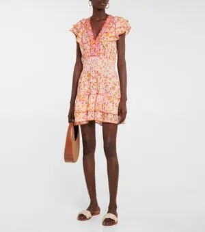 Poupette St Barth Camila Floral Minidress - Multicoloured