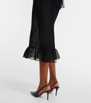 Alessandra Rich Lace Bustier Dress - Black