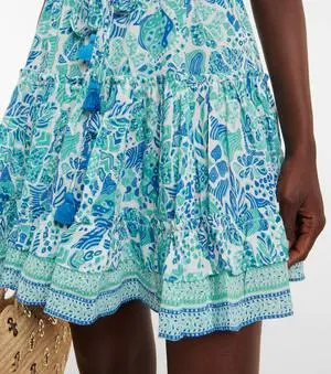 Poupette St Barth Bona Printed Mini Dress