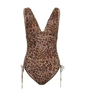 Melissa Odabash Cheetah Print One Piece Swimsuit - Multicoloured