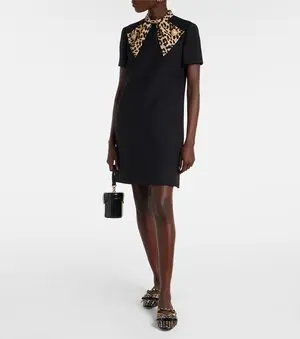 Valentino Garavani Crepe Couture Bow-detail Minidress