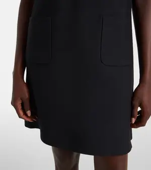 Valentino Garavani Crepe Couture Bow-detail Minidress