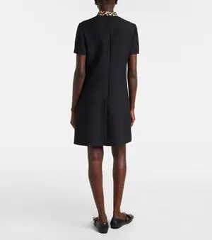 Valentino Garavani Crepe Couture Bow-detail Minidress