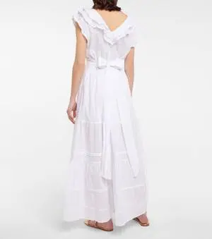 Poupette St Barth Della Cotton Midi Dress