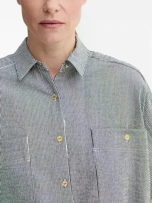 SESSUN Striped Pocket Shirt