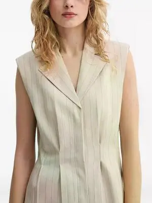 BRUUNS BAZAAR Pinstripe Sleeveless Waistcoat
