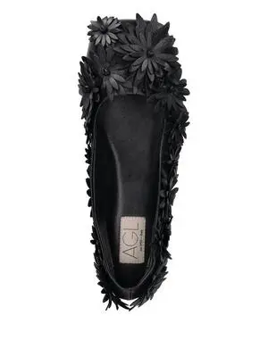 Agl Ceramic Full Flowers Ballet Flats