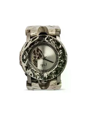 PARTS OF FOUR X Fob Paris #5 Automatic Skeleton Watch - Silver
