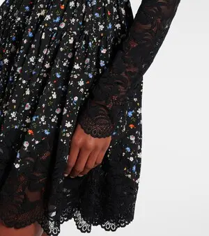Rabanne Floral Lace Mini Dress