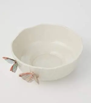 BORDALLO PINHEIRO Cloudy Butterflies Salad Bowl Claudia Schiffer - Multicoloured