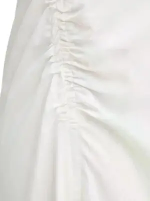 SAMSOE SAMSOE Ruched Midi Dress - White