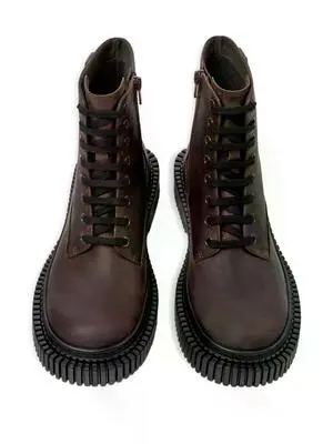 Camper Pix Berlin Lace-up Boots - Brown
