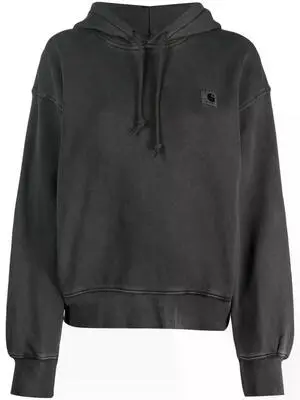 Carhartt Work In Progress Nelson Cotton Hoodie - Grey